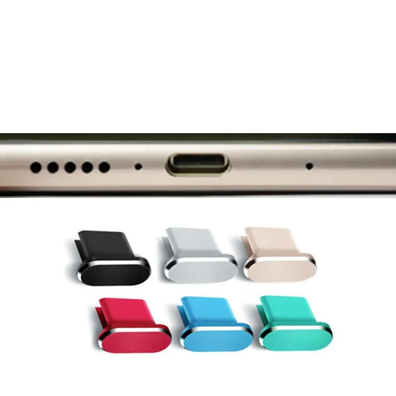 Type C Dust Cover, Premium Metal Charging Port Protector Plug, Anti ...