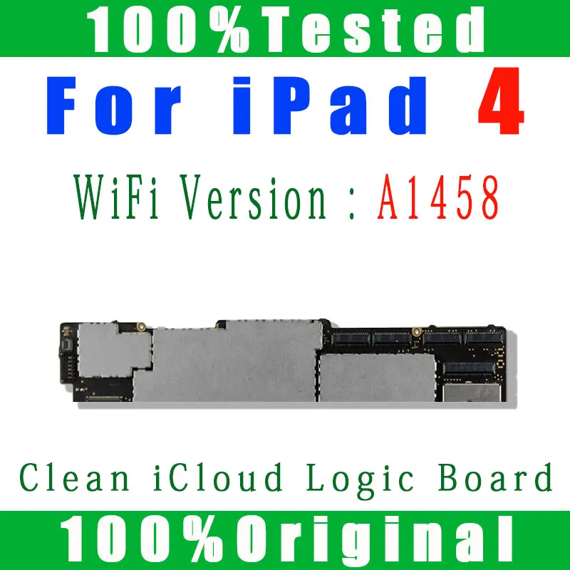 Clean iPad Logic Board for iPad 3 A1416 and iPad 4 A1458 A1459 A1460 ...