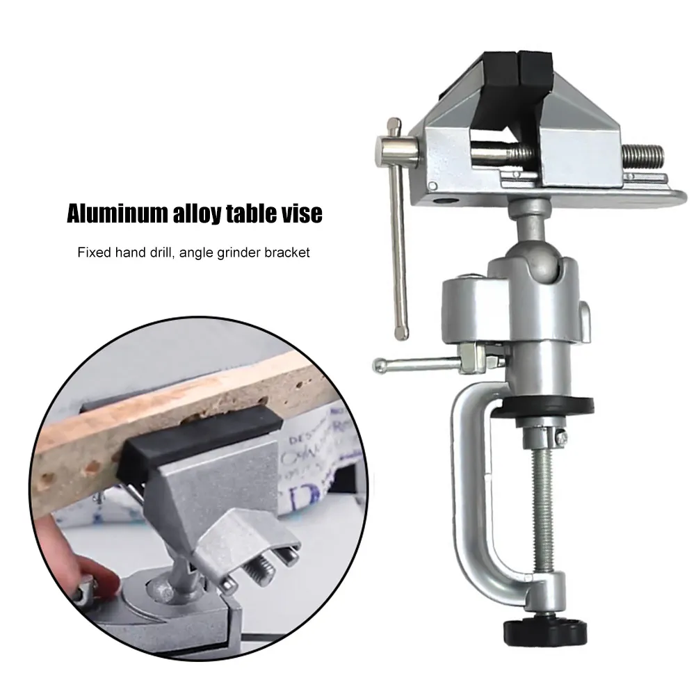 DHgate.com:Aluminum 360° Rotating Table Vise Bench Vise Universal Clamp ...
