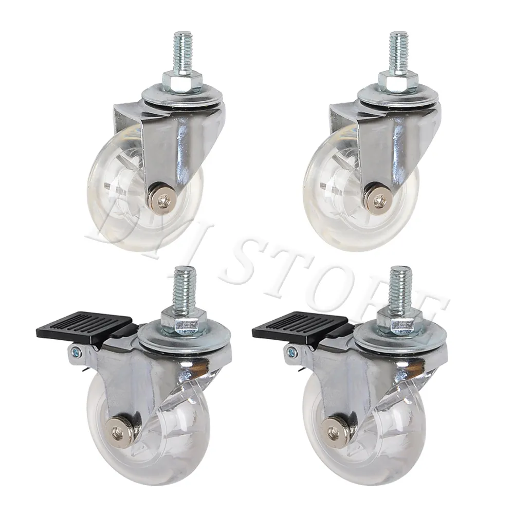 Industrial Heavy Duty Caster With M8 X 15mm Threaded Stem 2/3 Inch ...