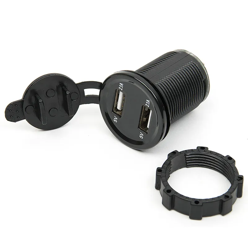 12V Car Charger Dual USB Power Outlet 4.2A With LED Indicator For Auto ...