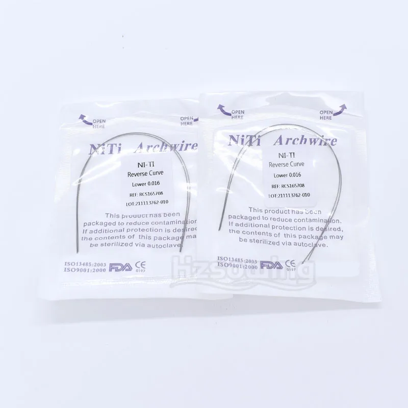 NITI Orthodontic Reverse Curve wire shelf brackets for Dental Care ...