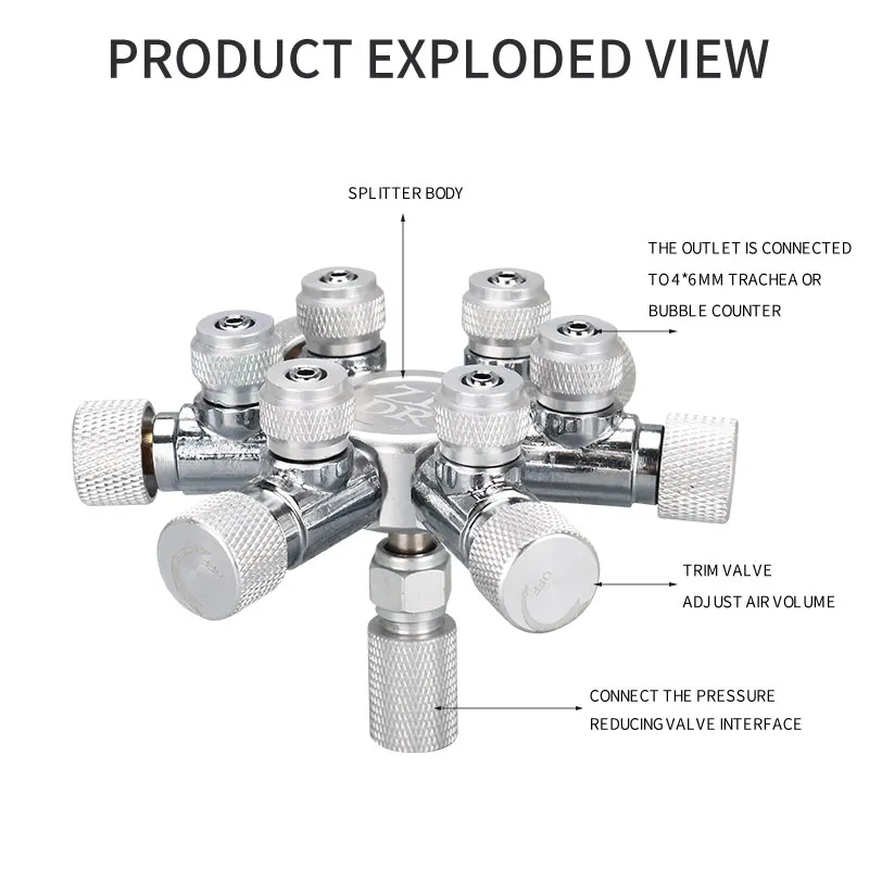 DHgate.com:Stainless Steel Aquarium CO2 Distributor with Needle Valve ...