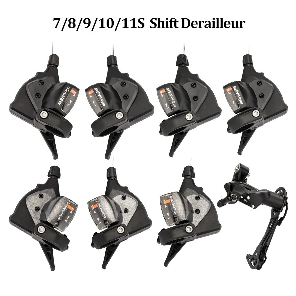 ZTTO MTB Bicycle 7/8/9/10/11 Speed System Left Right Shifter Front Rear ...