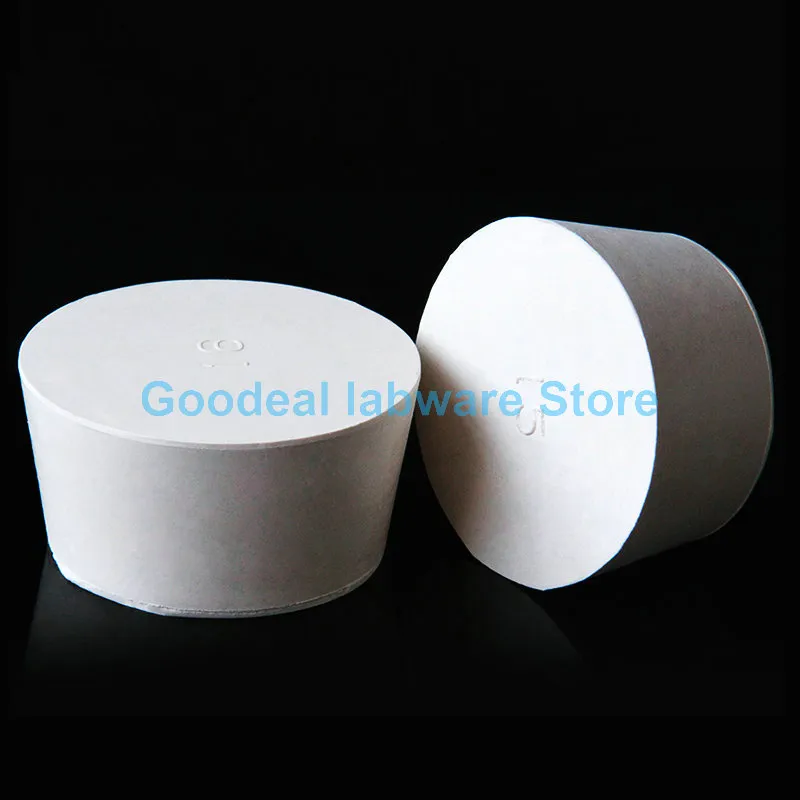 Lab Stopper Assortment - White Rubber Stoppers #11-21, Solid Plugs for ...