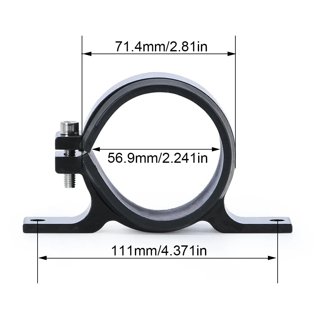 WLR Aluminum Single Fuel Pump Mount Bracket & Filter Holder For Civic ...