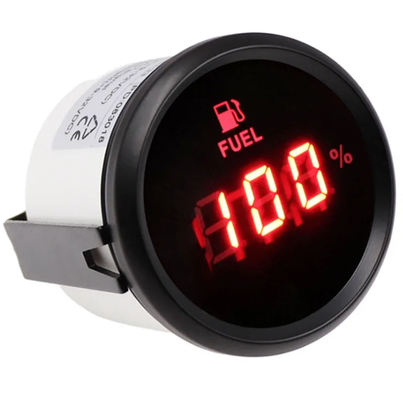 2024Digital Fuel Level Gauge 52mm 9-32V Auto Fuel Level Meters for ...