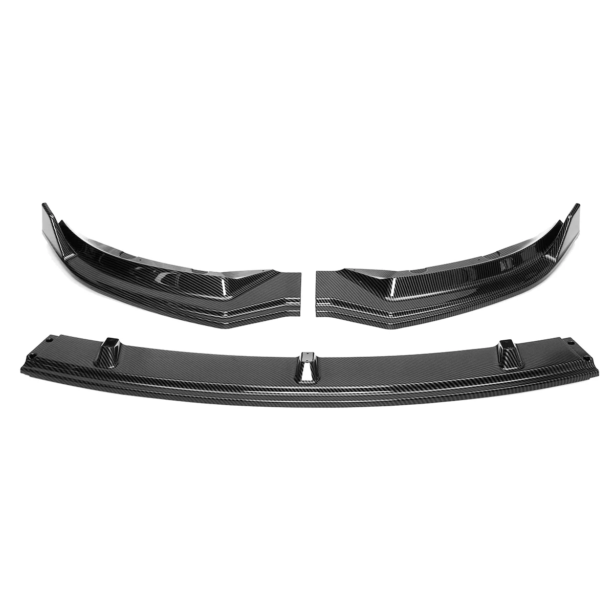 Car Front Bumper Lip Deflector Lips Body Kit Spoiler Splitter Diffuser ...