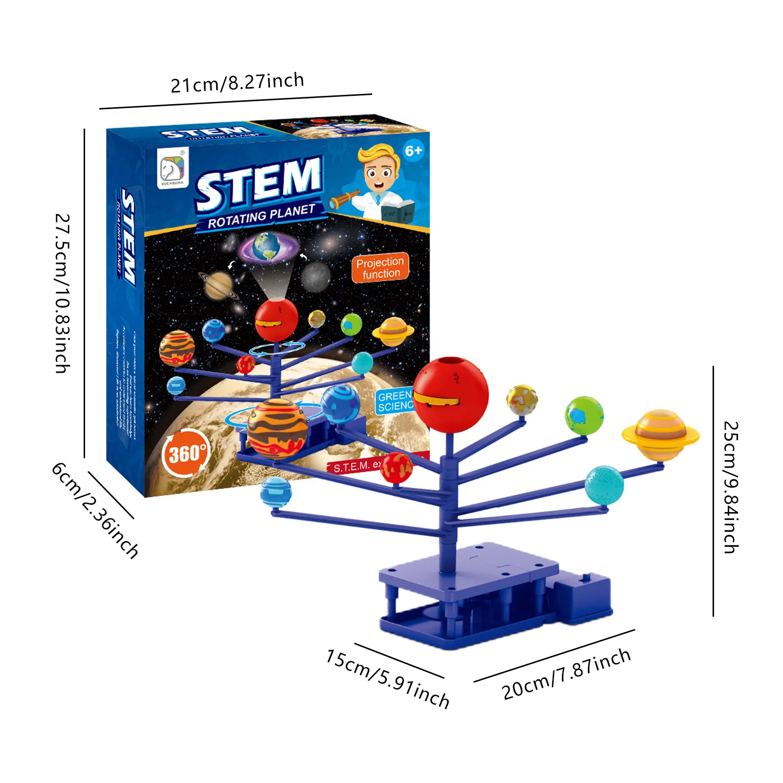 Solar System Model DIY Toys Child Science And Technology Learning Solar ...