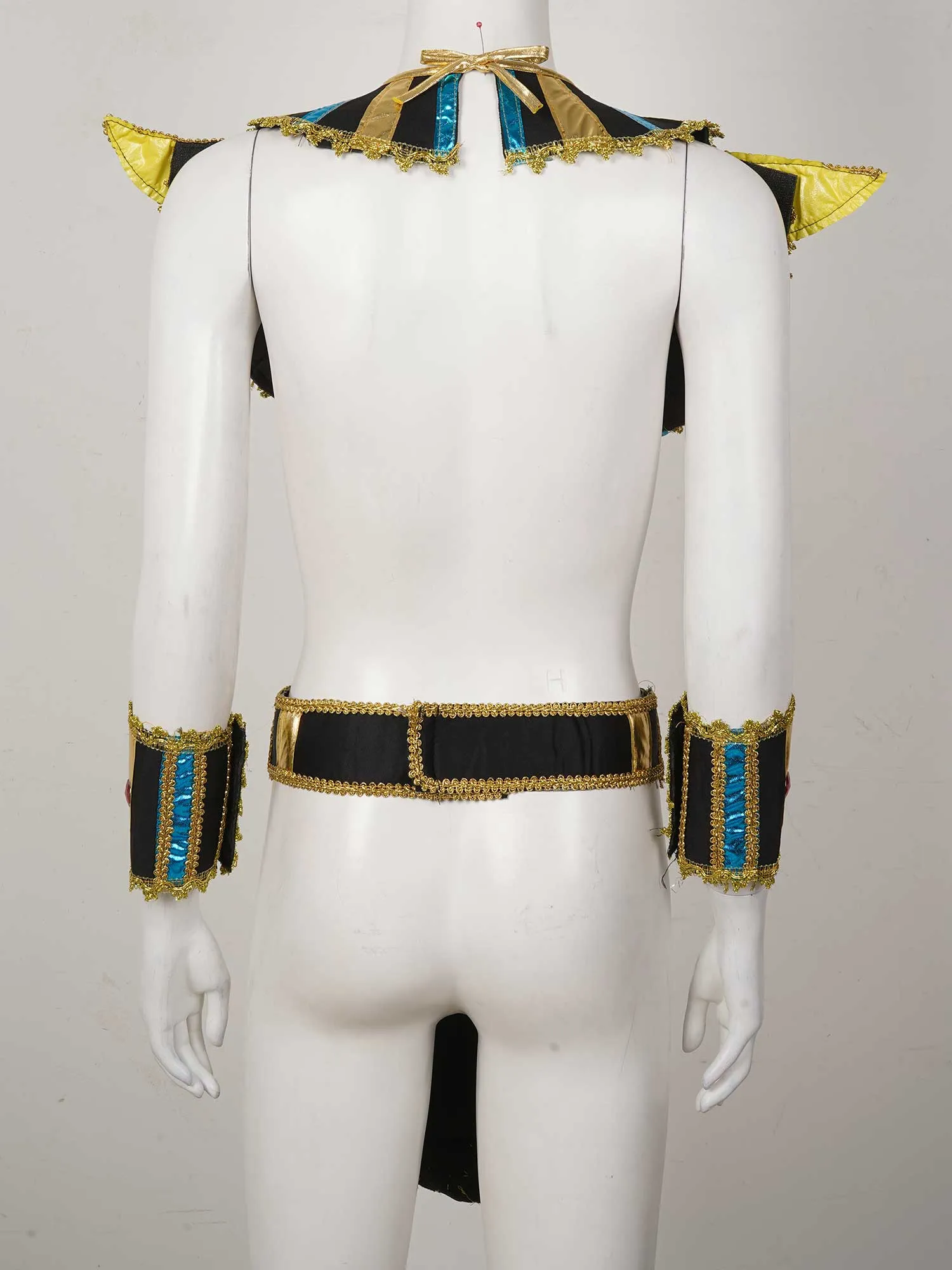 Egyptian Pharaoh Costume Accessories Set Cleopatra Queen Belt, Collar ...