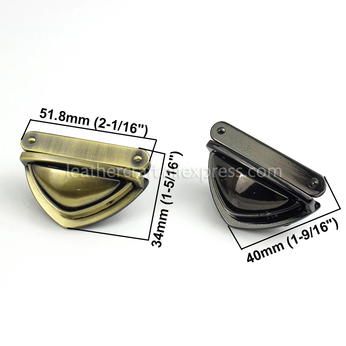 Heavy Duty Metal Push Lock Clasp - Premium Purse Handbag Closure, DIY ...