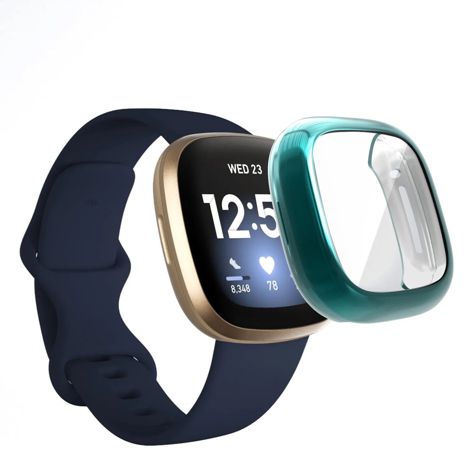 DHgate.com:Full Screen Soft Tpu Case for Fitbit Sense/Versa3 ...