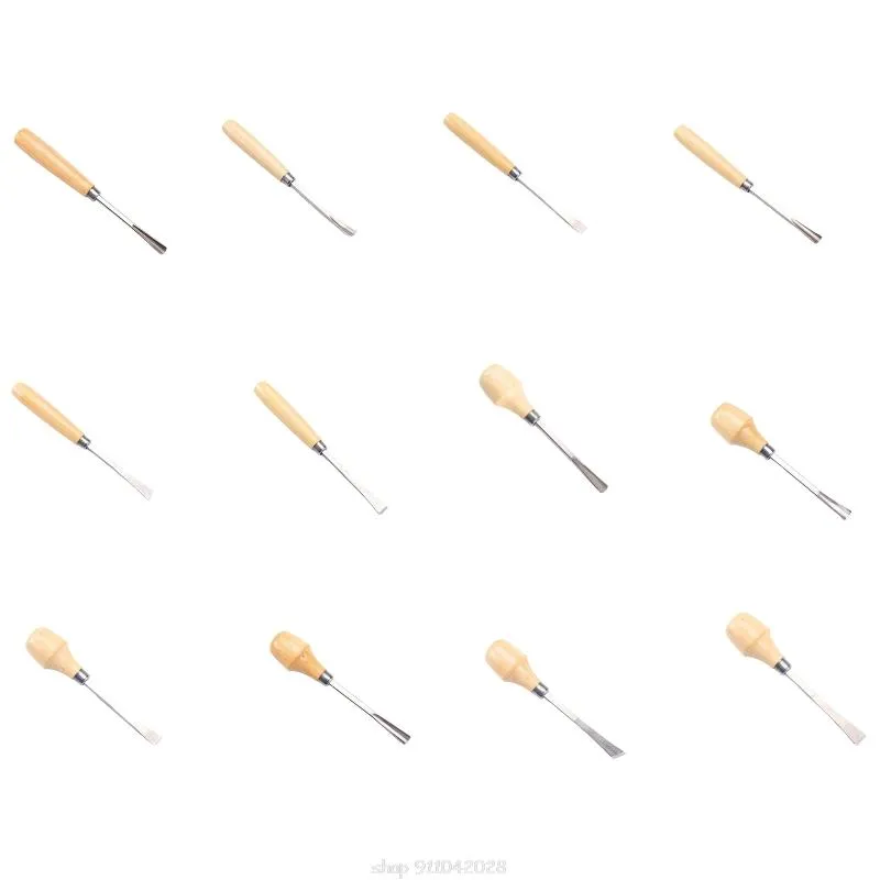 Portable Wood Carving Gouge Lathe Wood Carving Chisels Knives Gouge Tool DIY Hand Carving Chisel ...