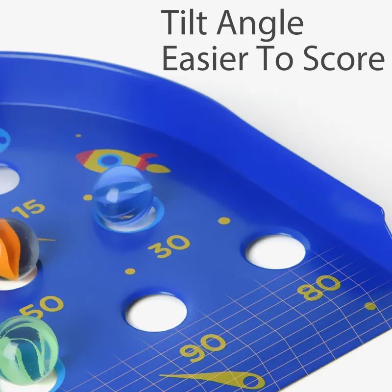 Space Ball Board Set: Colorful Glass Marbles Kids Board Game, Classic ...