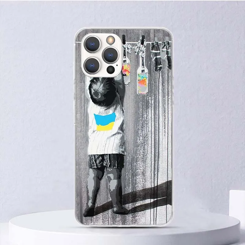 DHgate.com:Banksy Graffiti Soft Phone Case Cover for iPhone Model List ...