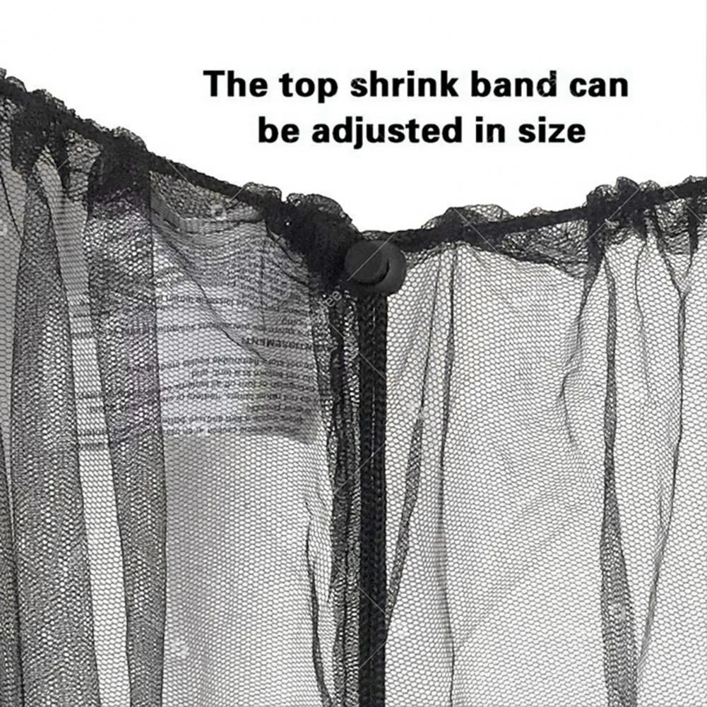 Patio Dining Sunshade Mosquito Net: Corde Réglable, Fermeture À ...