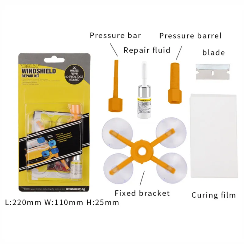 DIY Auto windscreen restoration kit for Windshield, Window, Phone ...