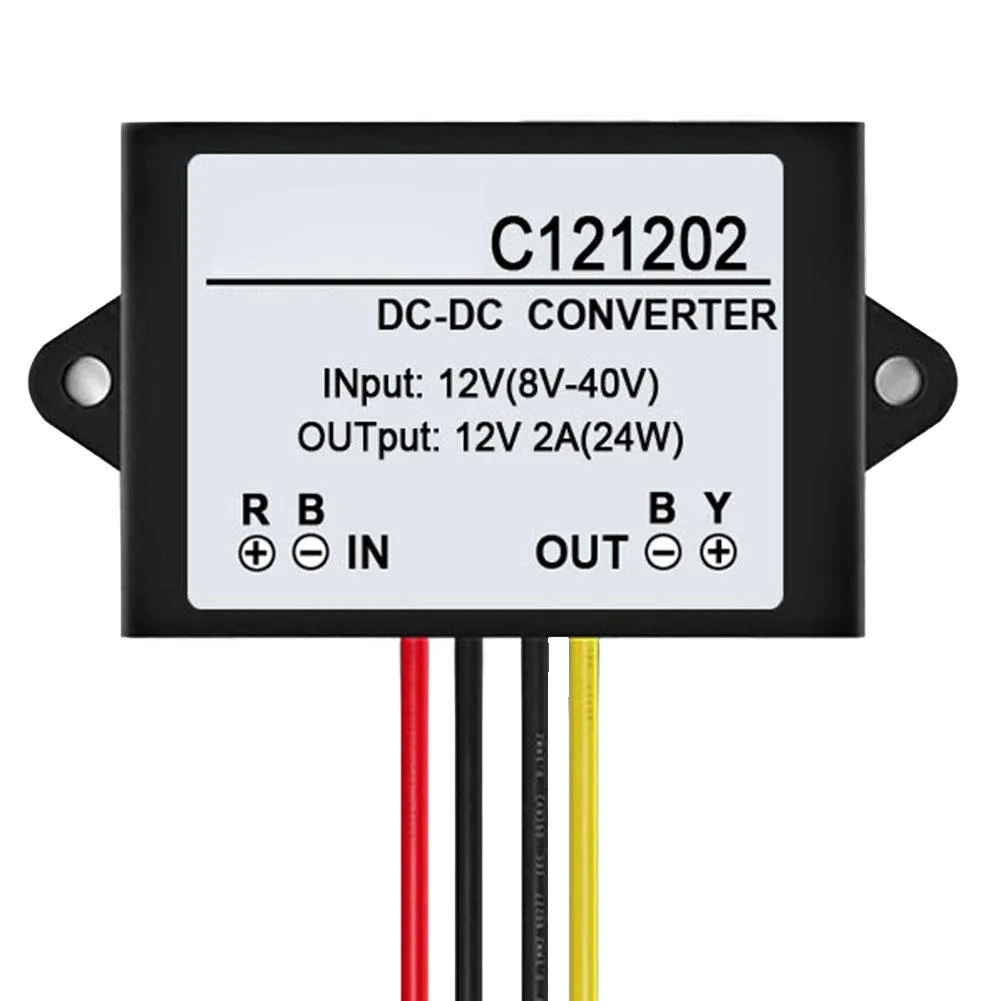 DHgate.com:C121202 DC 12V to DC 12V 2A Waterproof Voltage Regulator ...