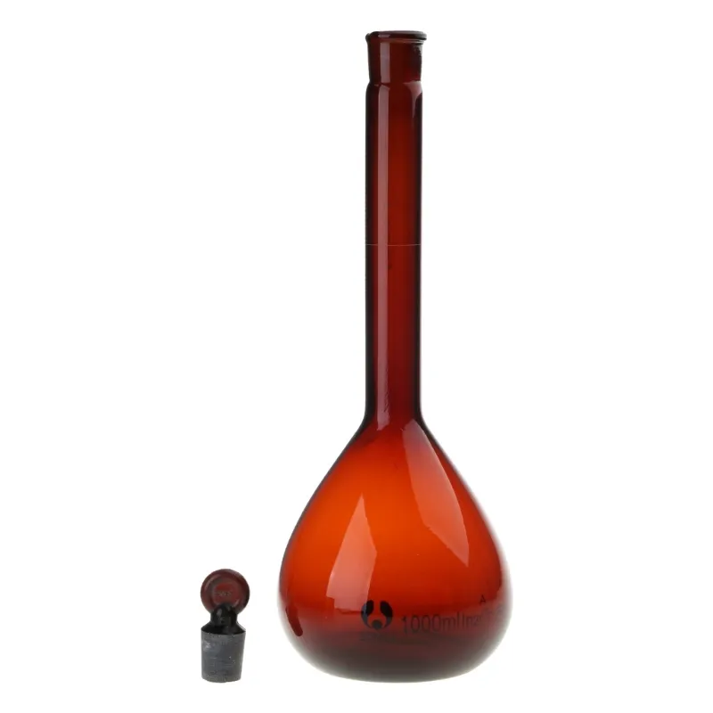 Glass Flask Laboratory: Chemistry Glass Flask With Ground Glass Stopper ...