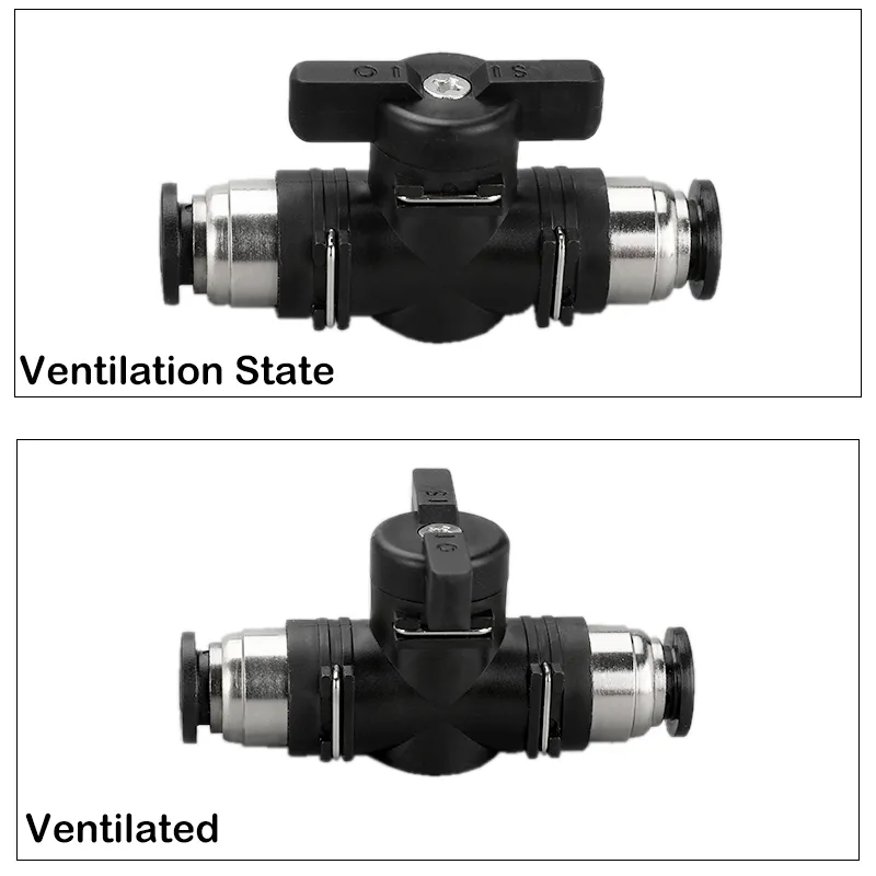 Pneumatic copper pipe valves with Direct Thrust and Plastic Hose Quick ...