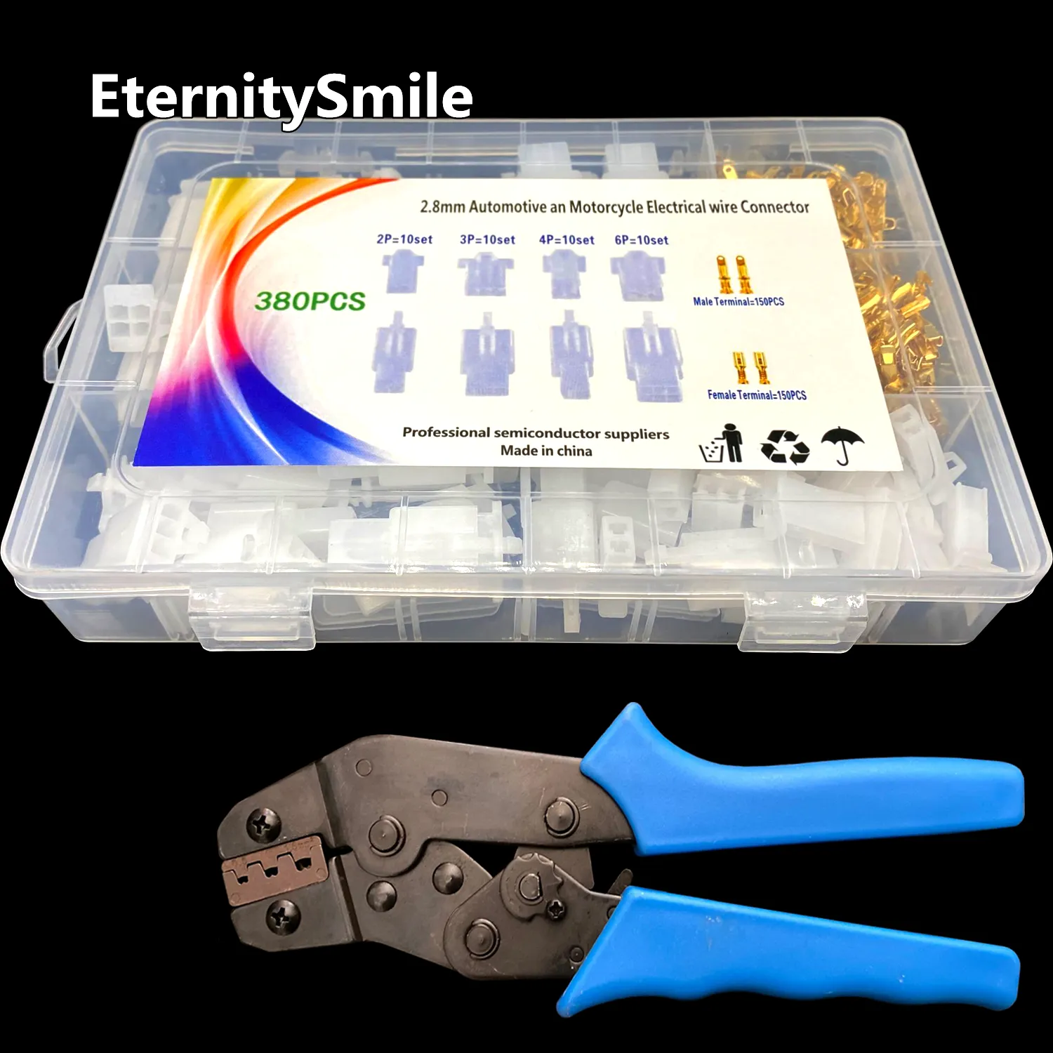 DHgate.com:580Pcs Pro Electrical Insulated Automotive Wire Terminals ...