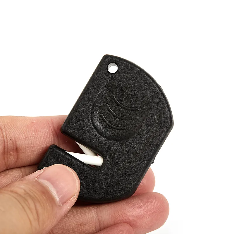Mini Pocket Knife Sharpener Keychain - Ceramic, Carbide, & Diamond ...