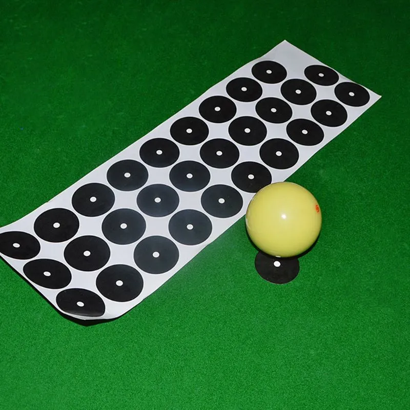 96-Piece Durable Black Pool Table Marker Stickers for Billiards and ...