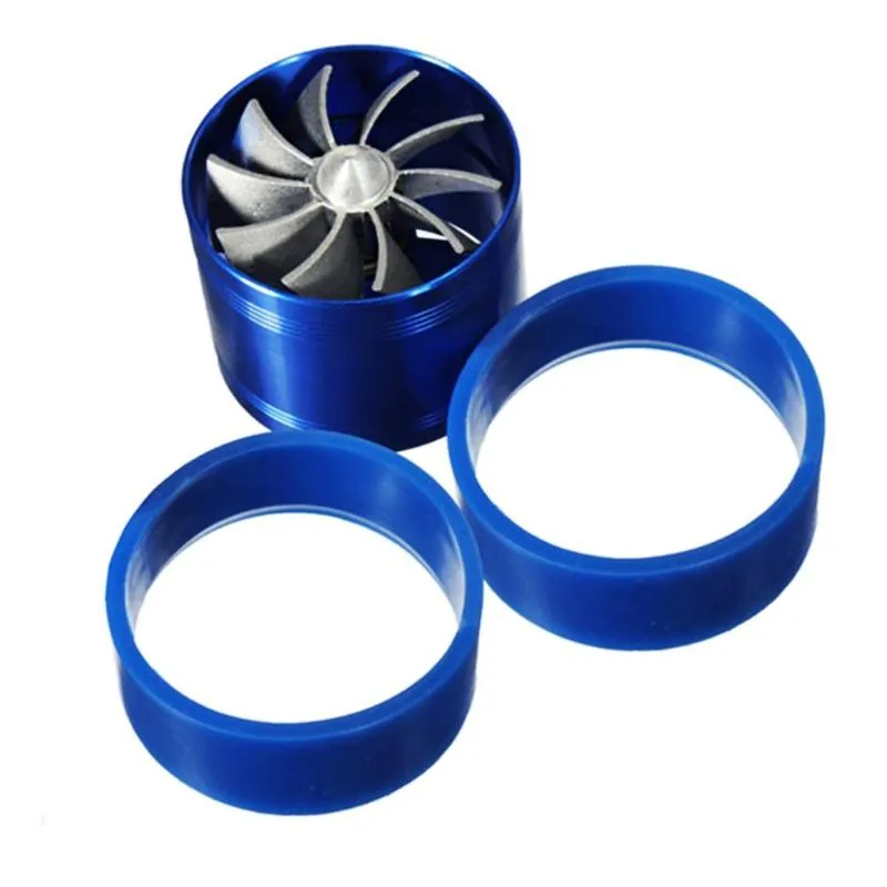 DHgate.com:Double Supercharger Air Intake Turbine Gas Saver Propeller ...