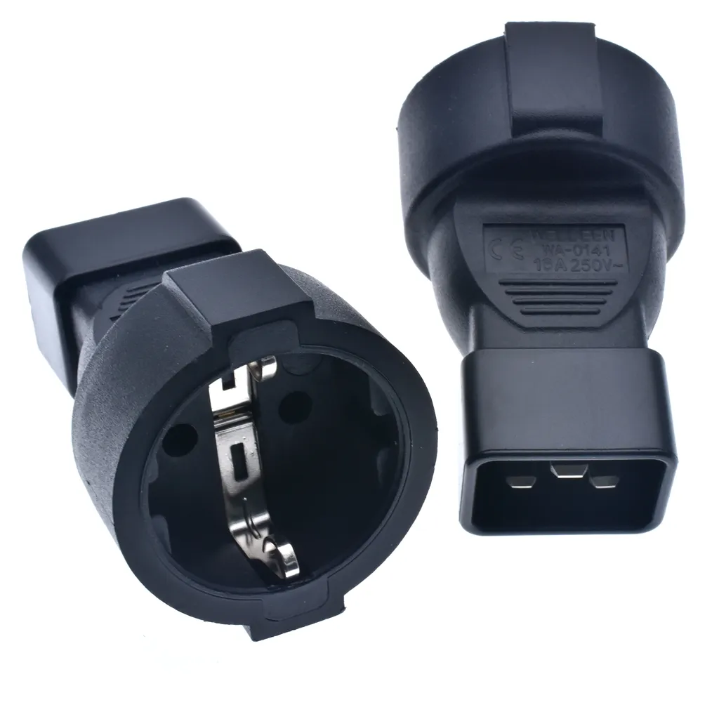 Power Plug Adapter IEC C20 Plug To Schuko CEE7/7... From Ddmydec, $41. ...