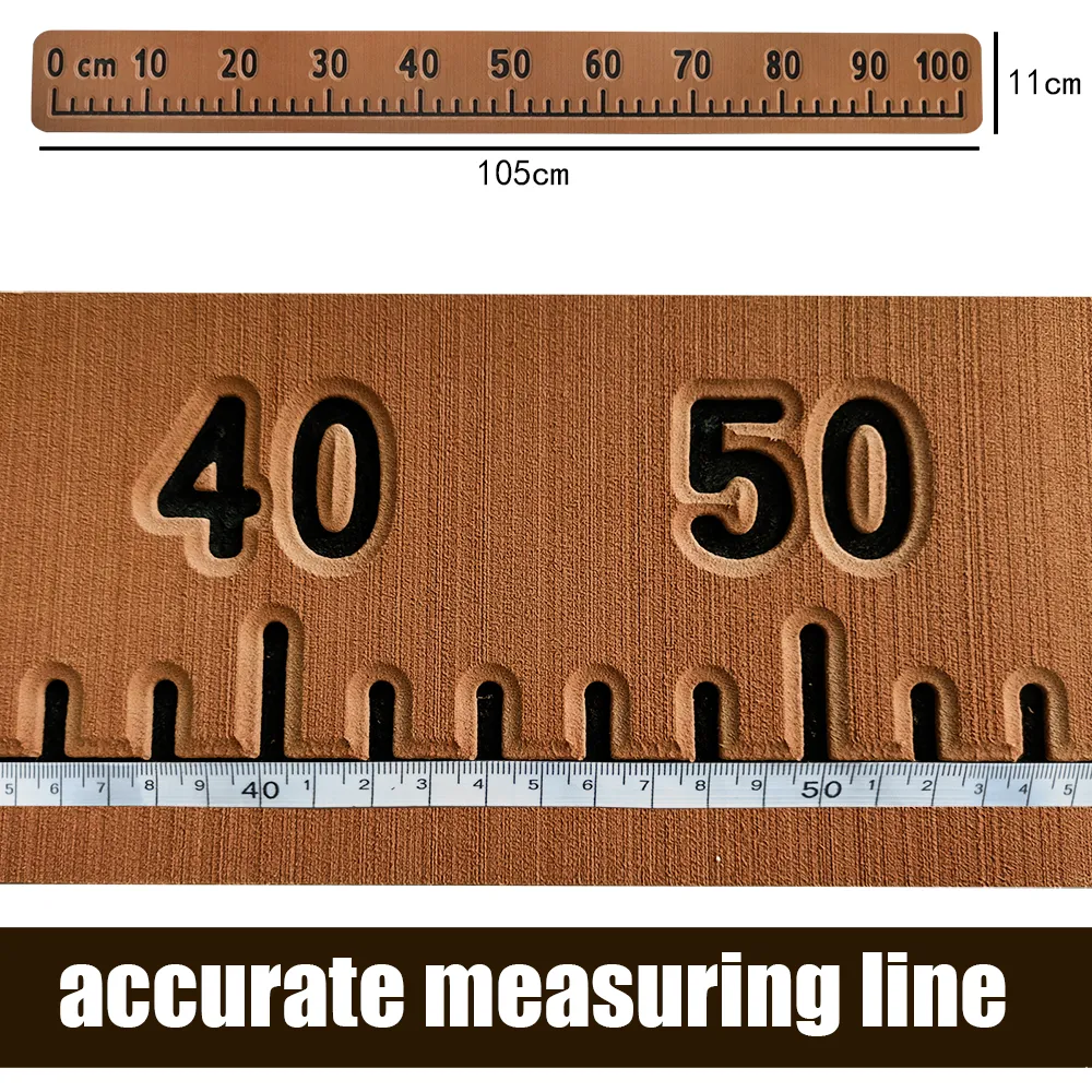 Fish Measuring Ruler 100cm Self Adhesive Deck Sailboat Fishing Tool ...