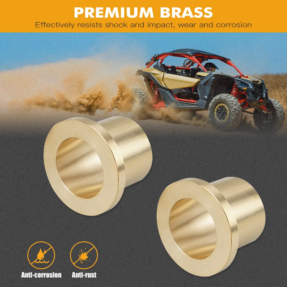 NiceCNC UTV Control Arm Bushing and Sleeve Kit with Brass Bushings for ...