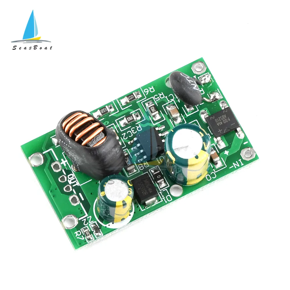 Wide Input DC to DC Buck Converter - 9V-90V to 5V/12V 2A Step-Down Power Supply Module, Non ...