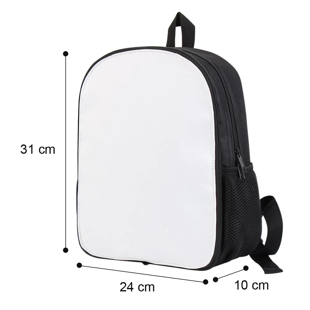 Backpack Sublimation DIY White Single Sided Blank Polyester Children ...