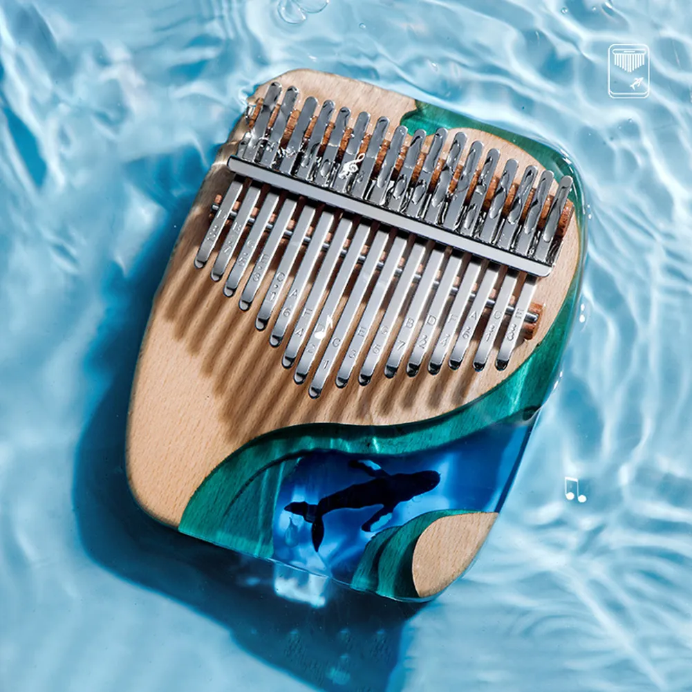 DHgate.com:21-Key Beech Wood Thumb Piano, Portable Kalimba Musical ...