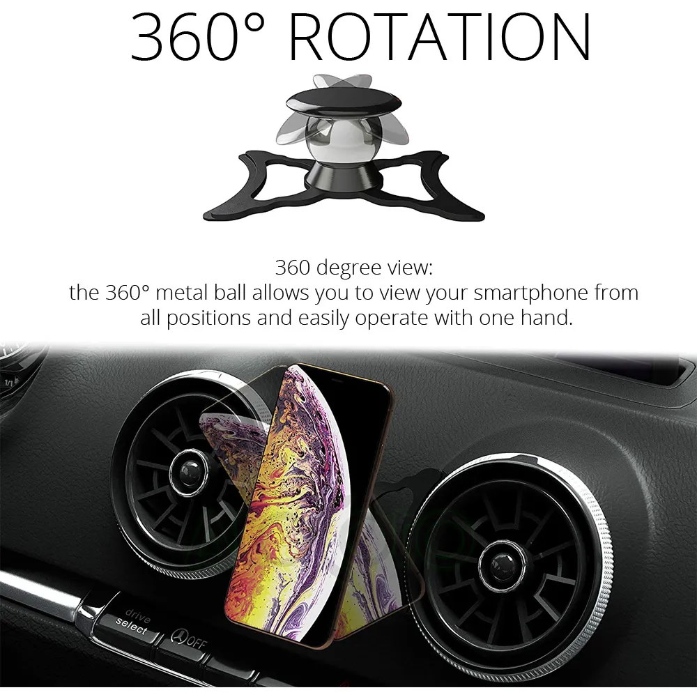 DHgate.com:Car Phone Mount for Audi - Air Vent Magnetic Holder ...
