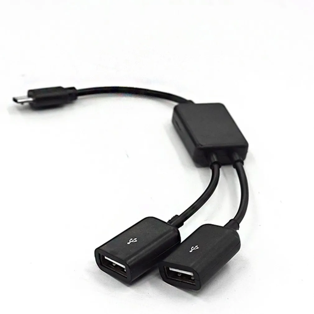 Type C To 2 OTG Dual Port HUB Cable Y Splitter For Tablet Android Mouse ...