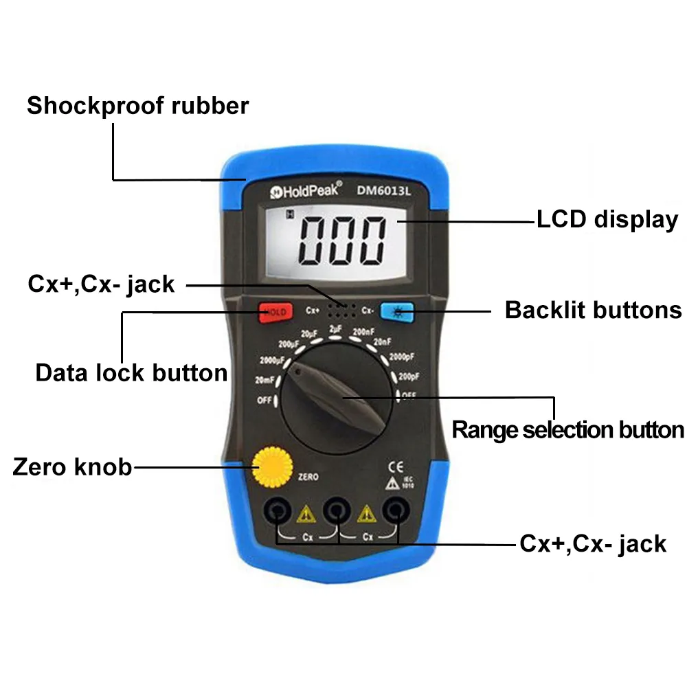 DHgate.com:Handheld Digital Capacitance Meter, Electronic Capacitor ...