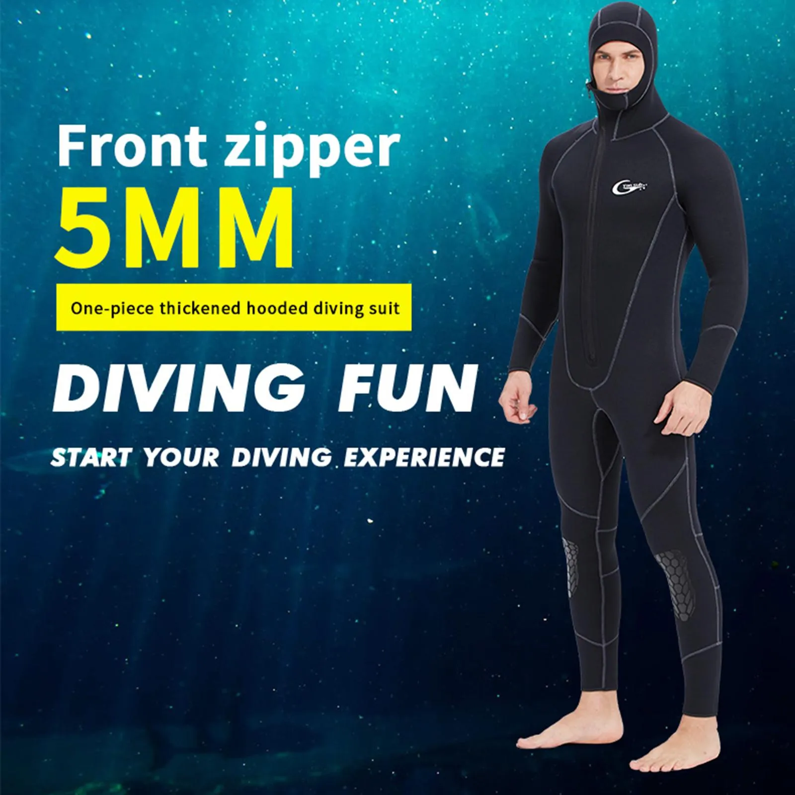 DHgate.com:Mens 5mm Neoprene Hooded Full-Body Wetsuit for Kayaking ...