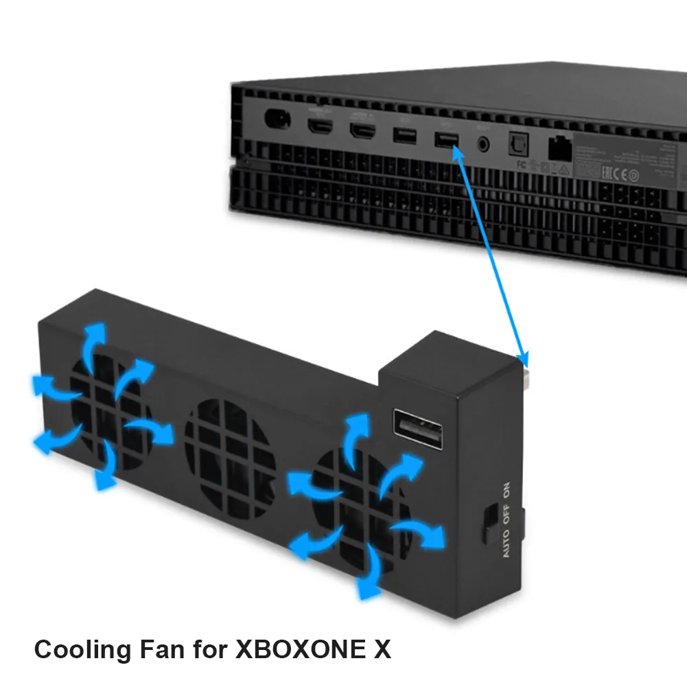 DHgate.com:Xbox Cooling Fan, 3 External USB Fans Cooler for Xbox One X ...