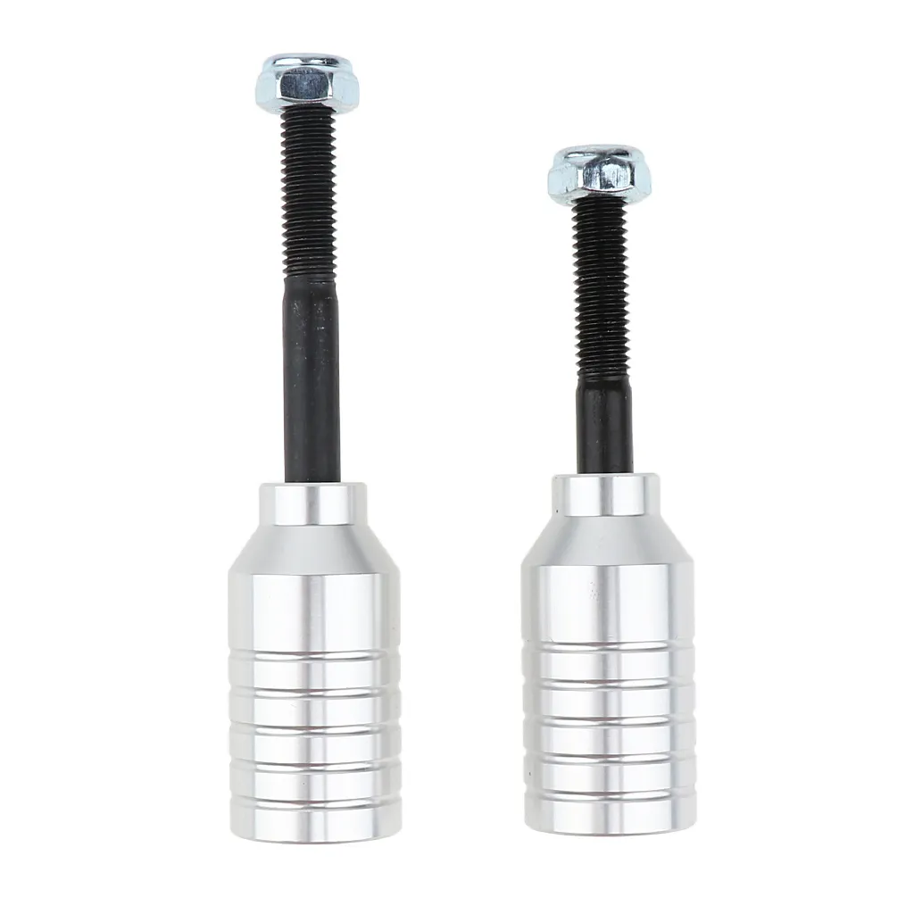 2-Piece Stunt Scooter Peg Set with Steel Axle Bolts, Aluminum Alloy ...