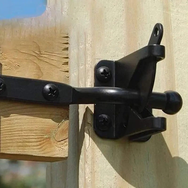 DHgate.com:Self-Locking Gate Latch, Automatic Gravity Lever Fence Gate ...