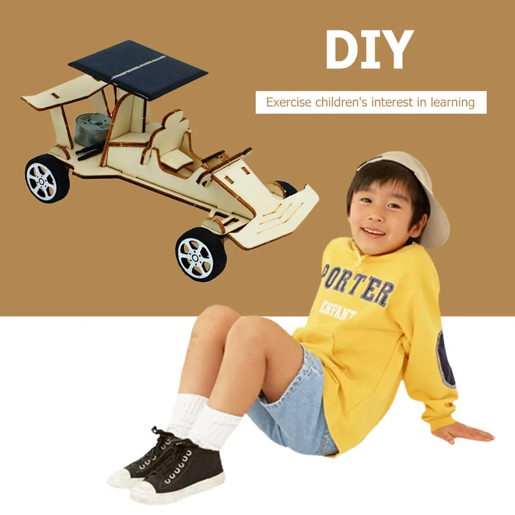 DHgate.com:Solar Car DIY Kit: Build & Learn with Educational STEM Model ...