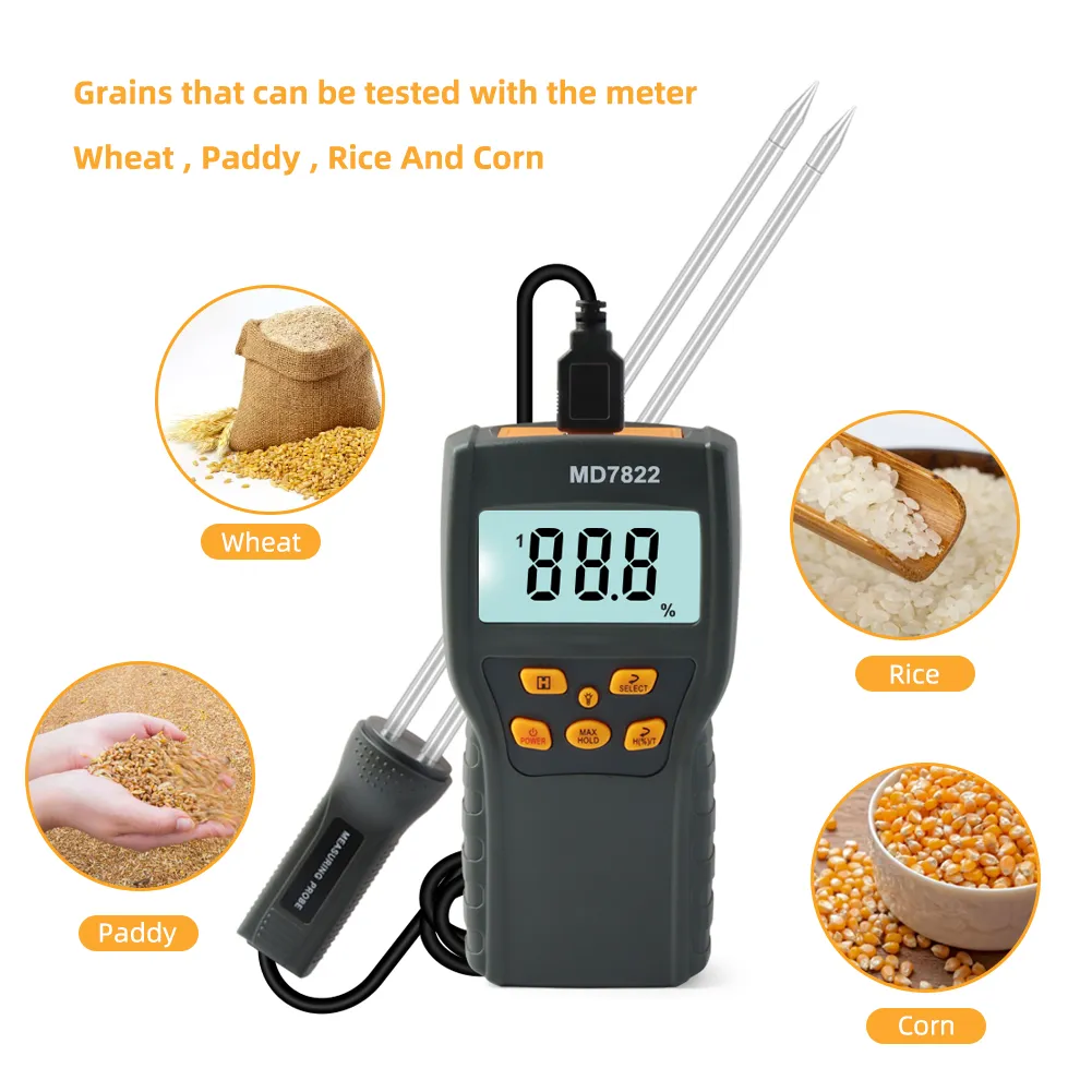 DHgate.com:2024 Digital Grain Moisture Meter - Food Thermometer ...