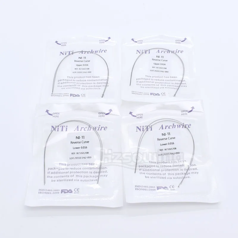 NITI Orthodontic Reverse Curve wire shelf brackets for Dental Care ...