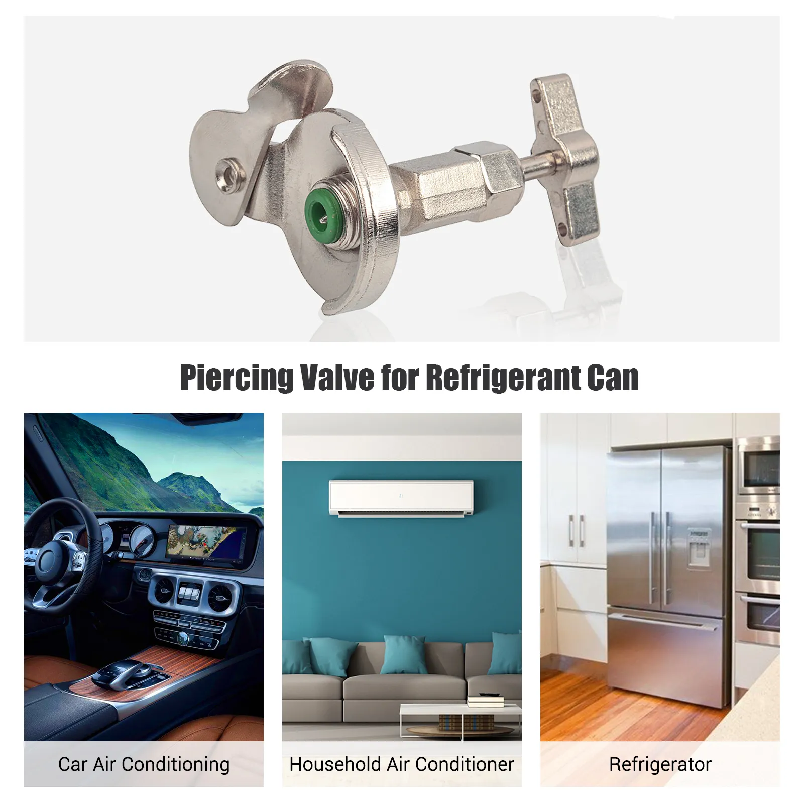 DHgate.com:Refrigerant Piercing Valve, Air Conditioning Can Tap with 1/ ...