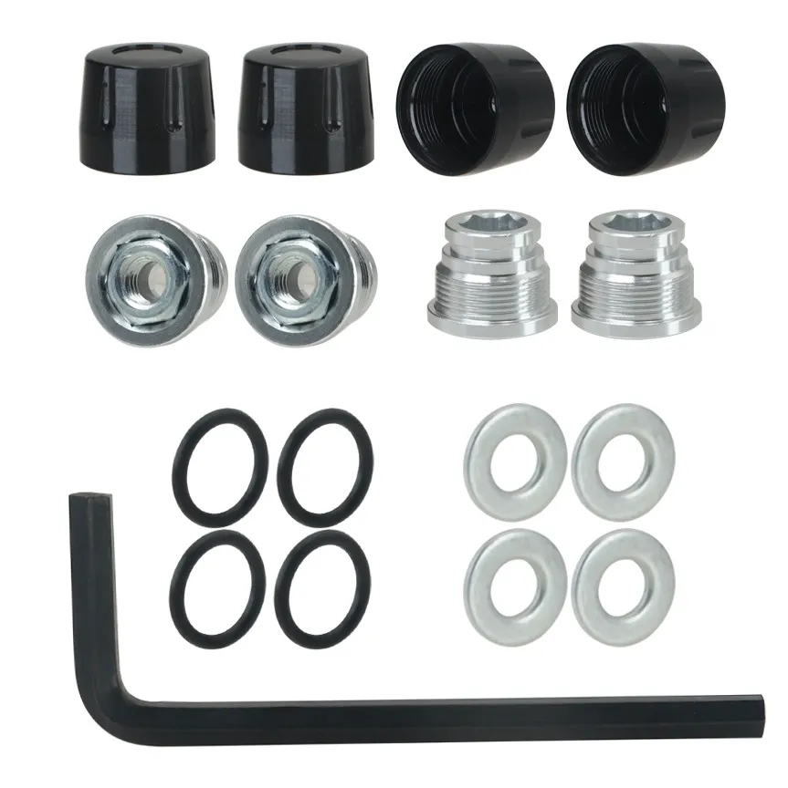 Universal Rim Center Caps For 1/10 RC Crawler M4 Nut Wheel Upgrade For ...