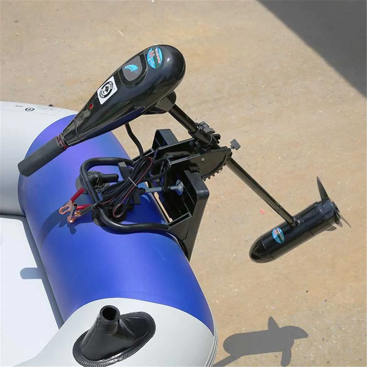 Trolling Motor For Inflatable Raft: 12V 28 LBS Electric Outboard Engine ...