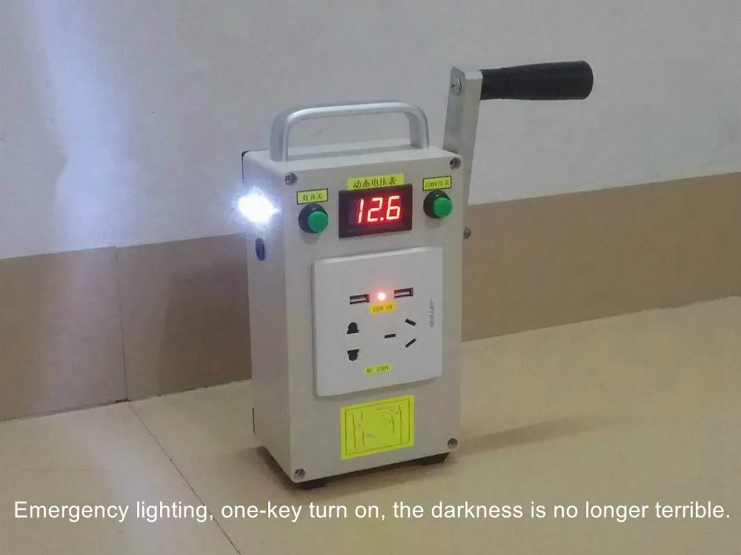 Wholesale Portable Hand Crank Best Portable Generator For Mobile Phone ...