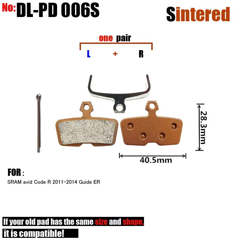 DHgate.com:10 Pair Bicycle Disc Brake Pads for SRAM Avid Code R 2011 ...