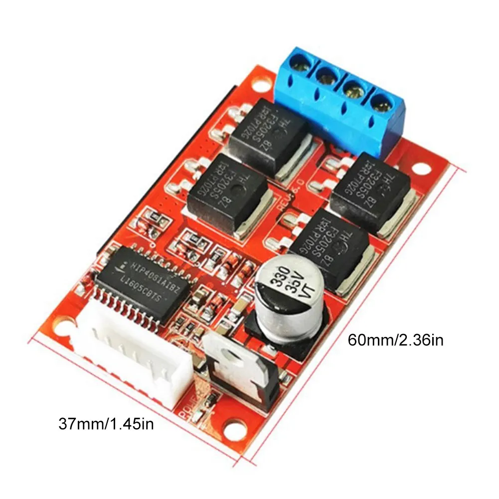 12V PWM DC Motor Driver Module 24V H Bridge High Power DC Motor Driver ...